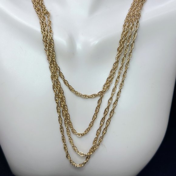 Jewelry | Rare Unique 14k Yellow Gold Extralong Princes Of Wale Lin ...